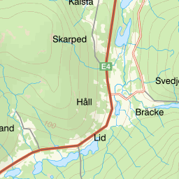 Karta över fiskeområdet Storsjöns FVOF (Kramfors)