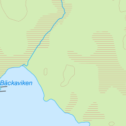 Karta över fiskeområdet Hallsbergs SFK